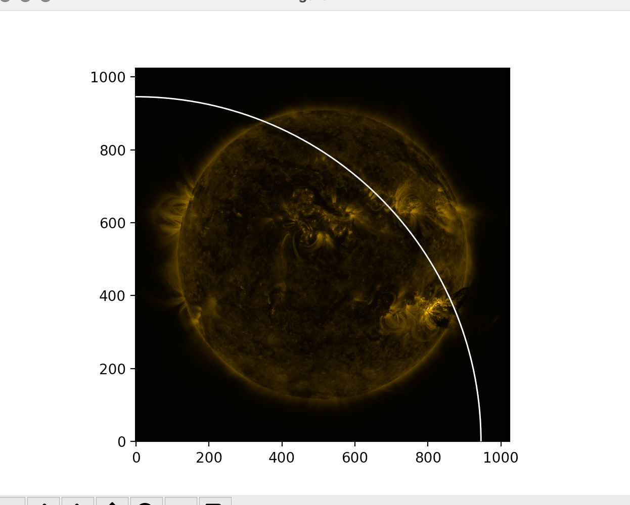 Cannot draw limb on non-WCSAxes instance. · Issue #5963 · sunpy/sunpy · GitHub