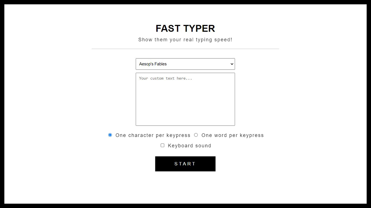 GitHub - RaoPY/fast-typer: A fast typing simulator which turns your ...