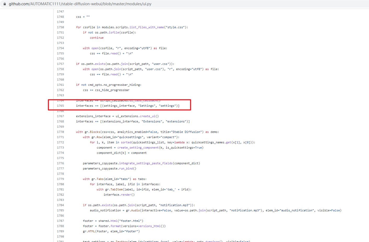 It cannot be used without loading settings_interface · Issue #116 · DominikDoom/a1111-sd-webui ...