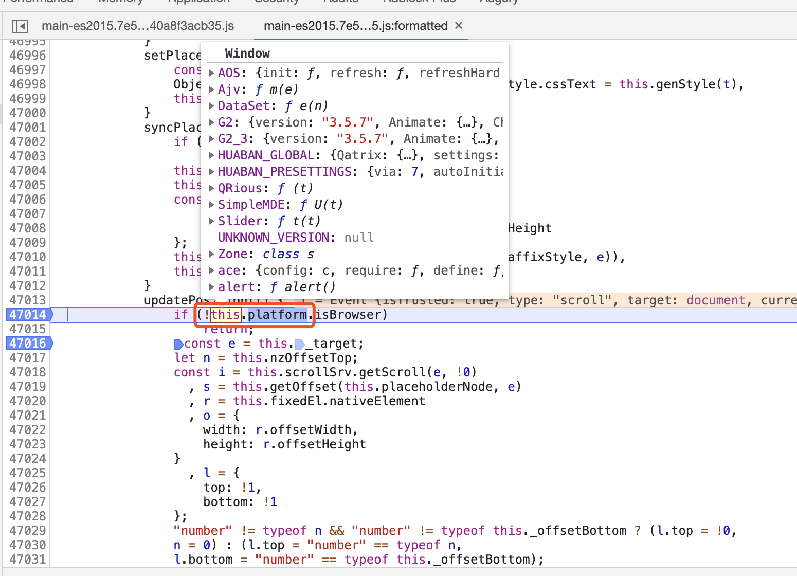 [module:nz-affix] Here has a werried issue in updatePosition function ...