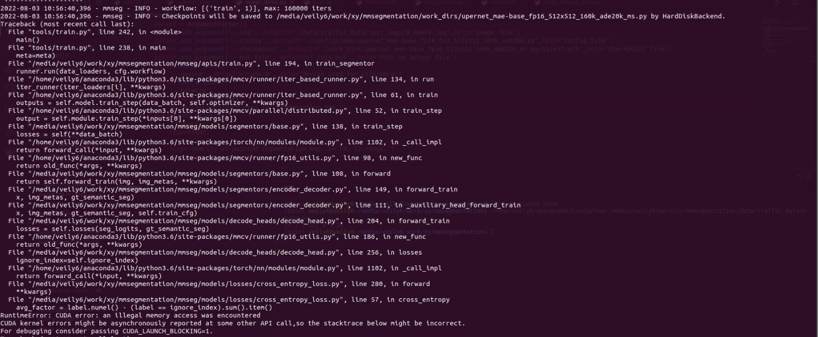 avg_non_ignore=True is erro · Issue #1856 · open-mmlab/mmsegmentation · GitHub