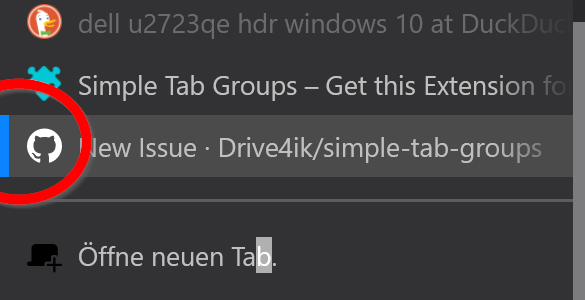 Highlight of active tab not shown when opened from another application · Issue #958 · Drive4ik ...
