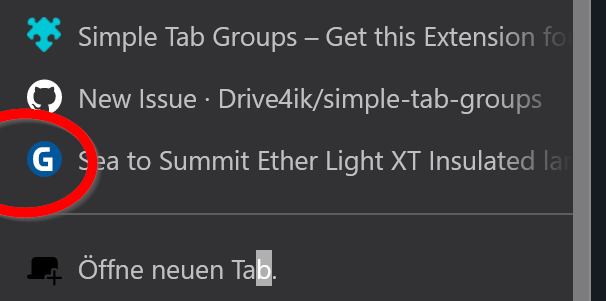 Highlight of active tab not shown when opened from another application · Issue #958 · Drive4ik ...