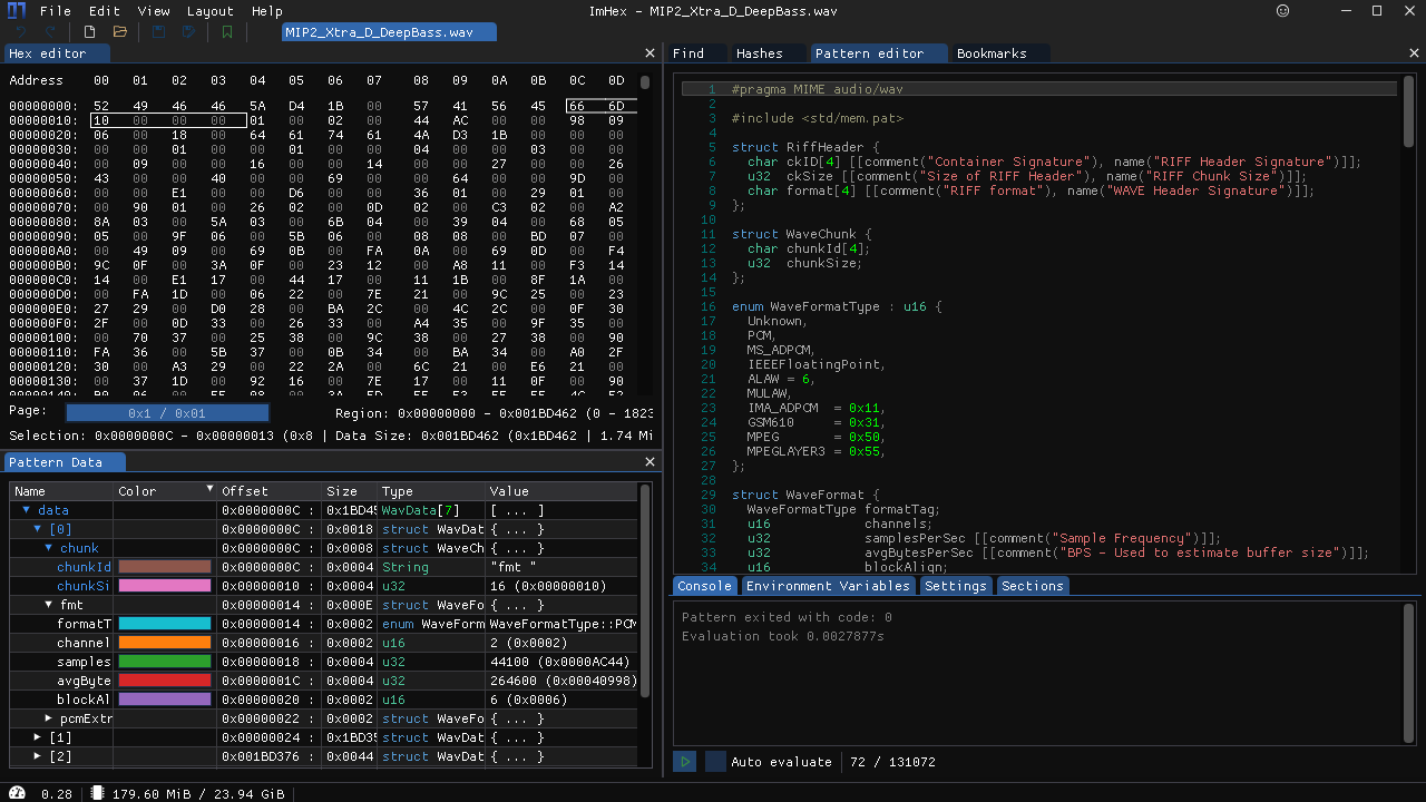 Bug No Colorized Regions In The File View Despite Using A Pattern · Issue 872 · Werwolvimhex