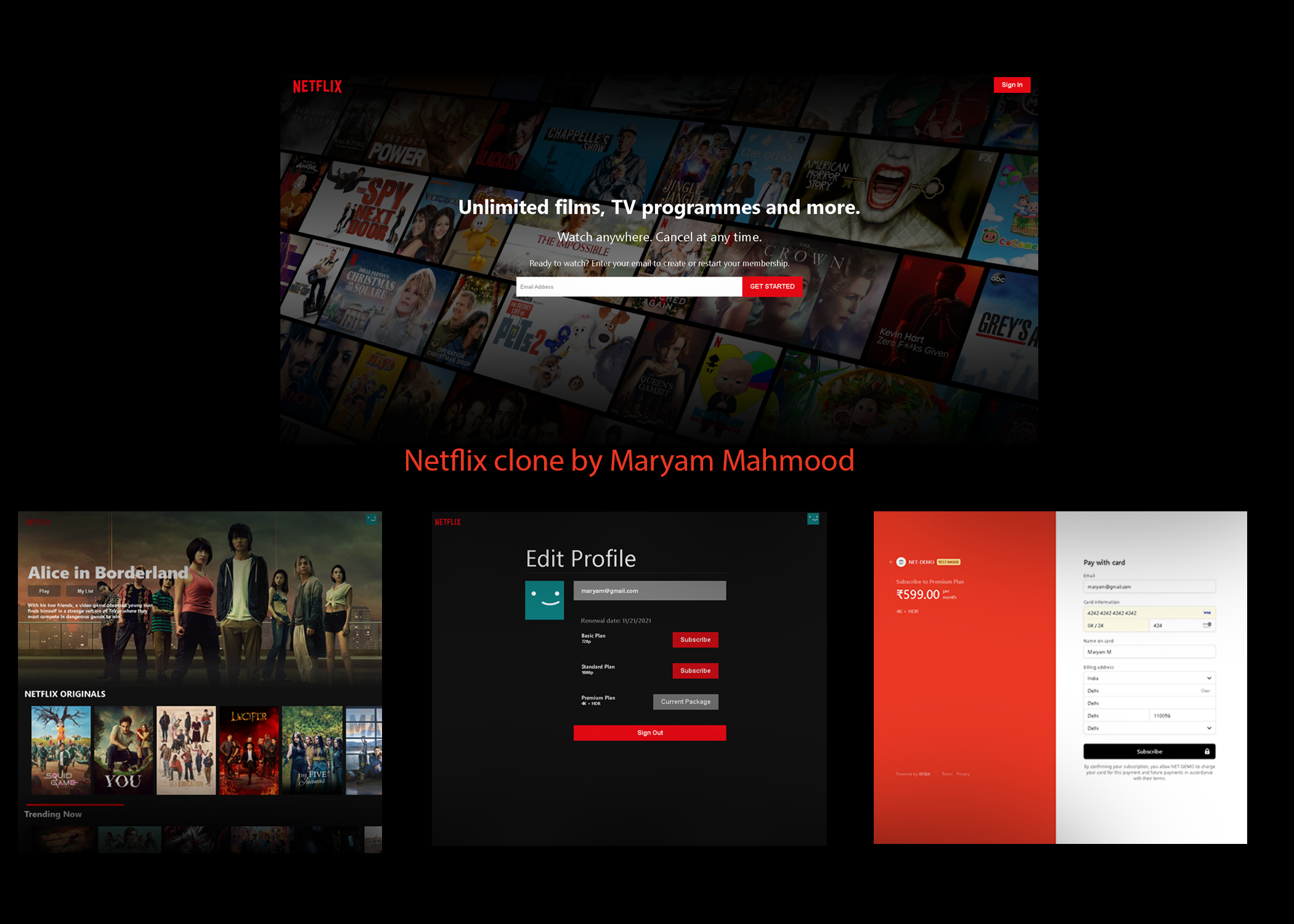 GitHub - marymahmood/net-flix-clone