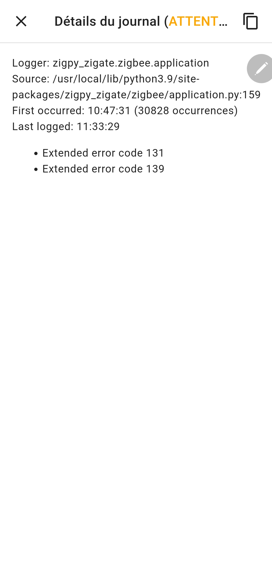 ZIGPY ZIGATE · Issue #69905 · home-assistant/core · GitHub