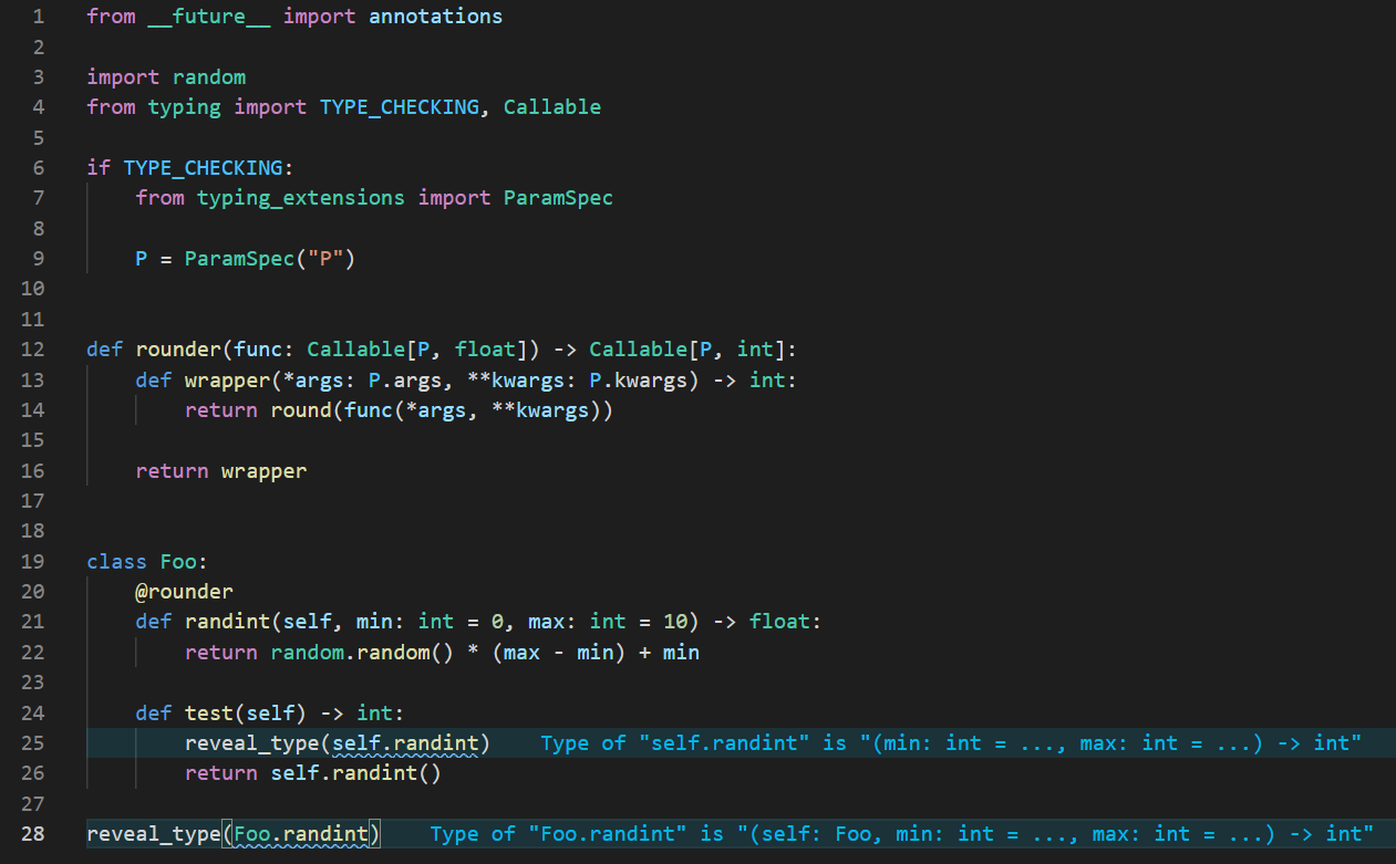 Decorator Functions Using Paramspec Cause Errors When Used On Classmethods · Issue 1939