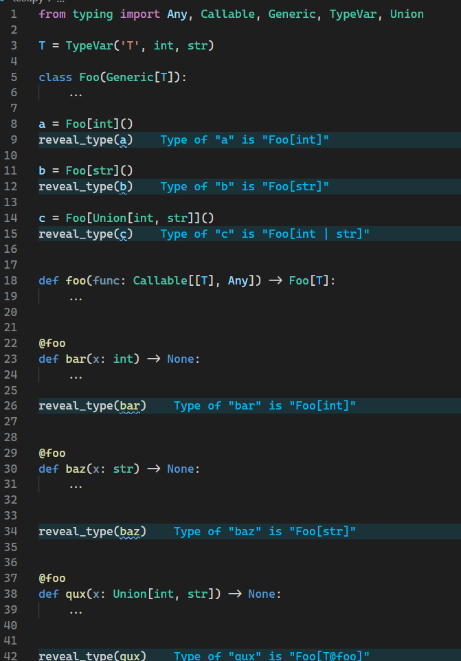 Inconcistency in behaviour with constrained Typevars and Union · Issue #2248 · microsoft/pyright ...