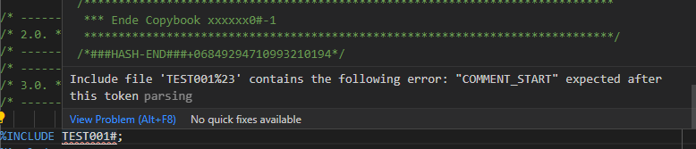 Problems with comments and comment length · Issue #135 · IBM/zopeneditor-about · GitHub