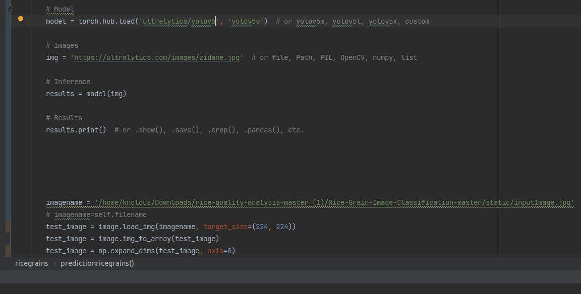 how can I use the trained weight in pycharm project · Issue #4648 ...