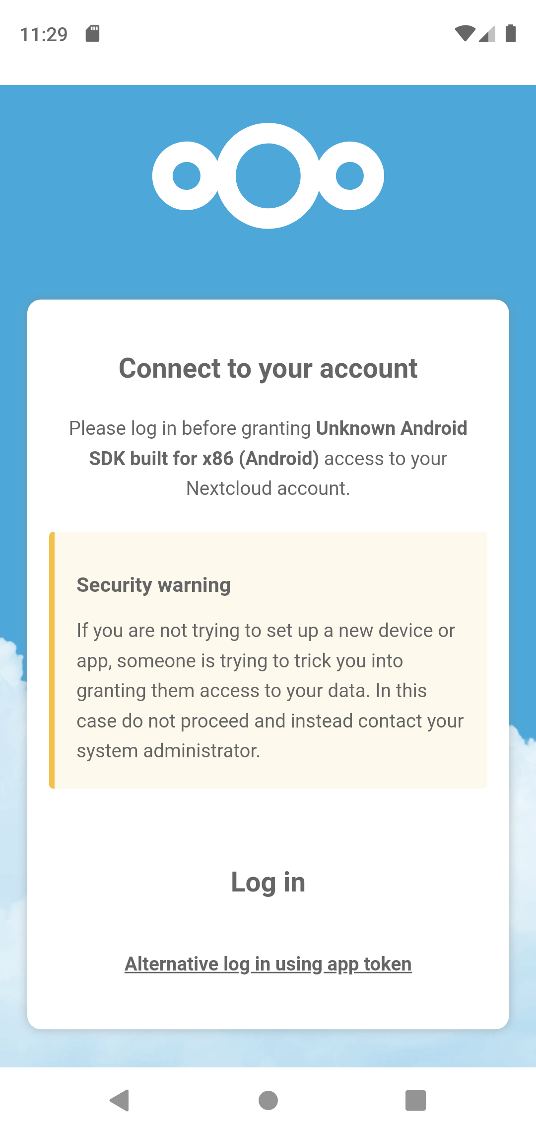 [Bug]: (master) Login flow currently broken in old-ish Android versions · Issue #36934 ...