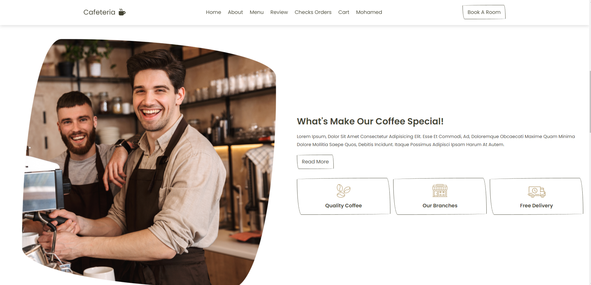 GitHub - mohammed-samir01/-CafeteriaProject