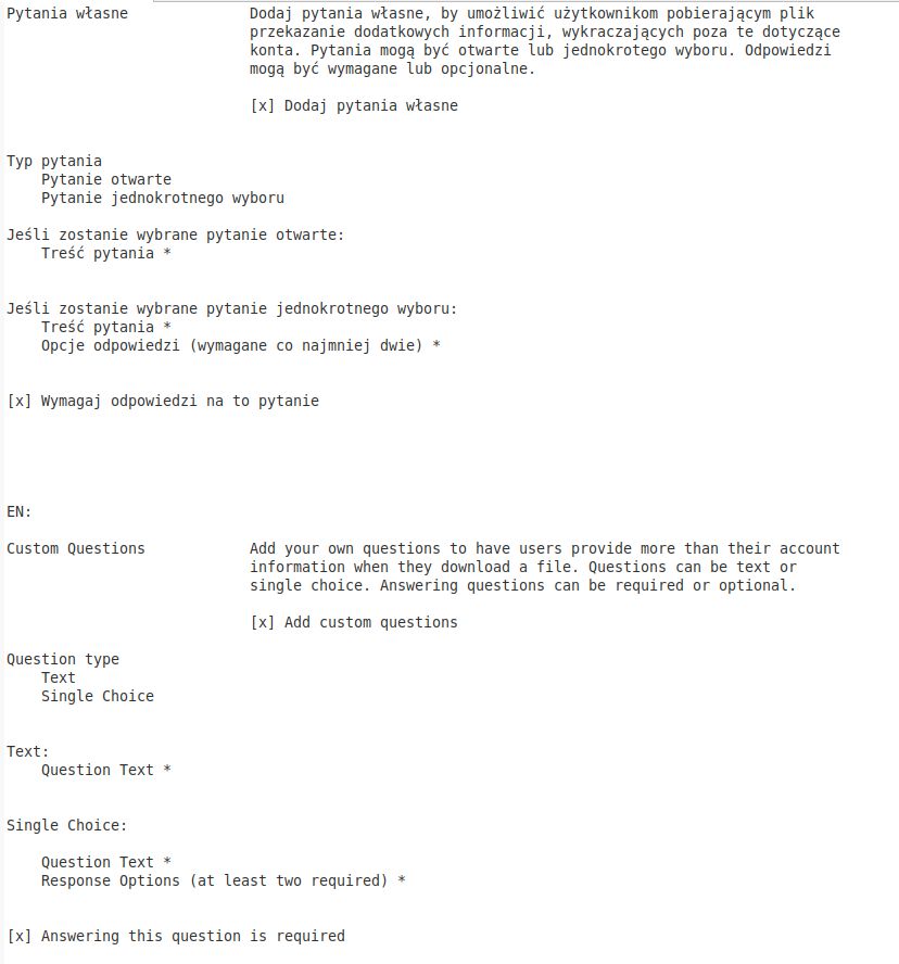 Change the way of editing custom questions in guestbooks · Issue #513 · CeON/dataverse · GitHub