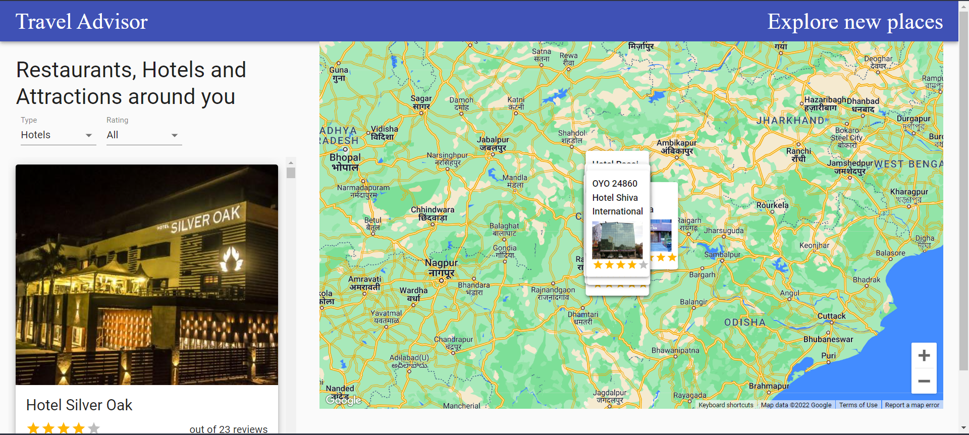 GitHub - ShankyDV/Travel-Advisor: A Travel Companion which shows hotels, restaurants, and ...