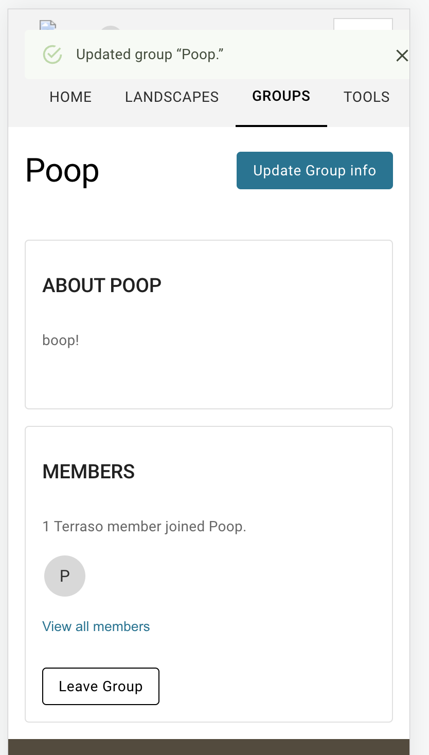 Confirmation messages truncated on mobile · Issue #303 · techmatters/terraso-web-client · GitHub