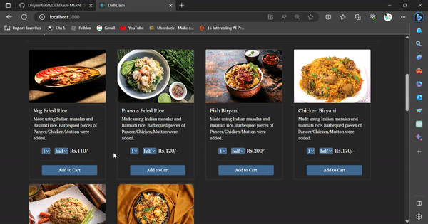 GitHub - Divyam6969/DishDash-MERN: DishDash is a food delivery app made using MERN stack