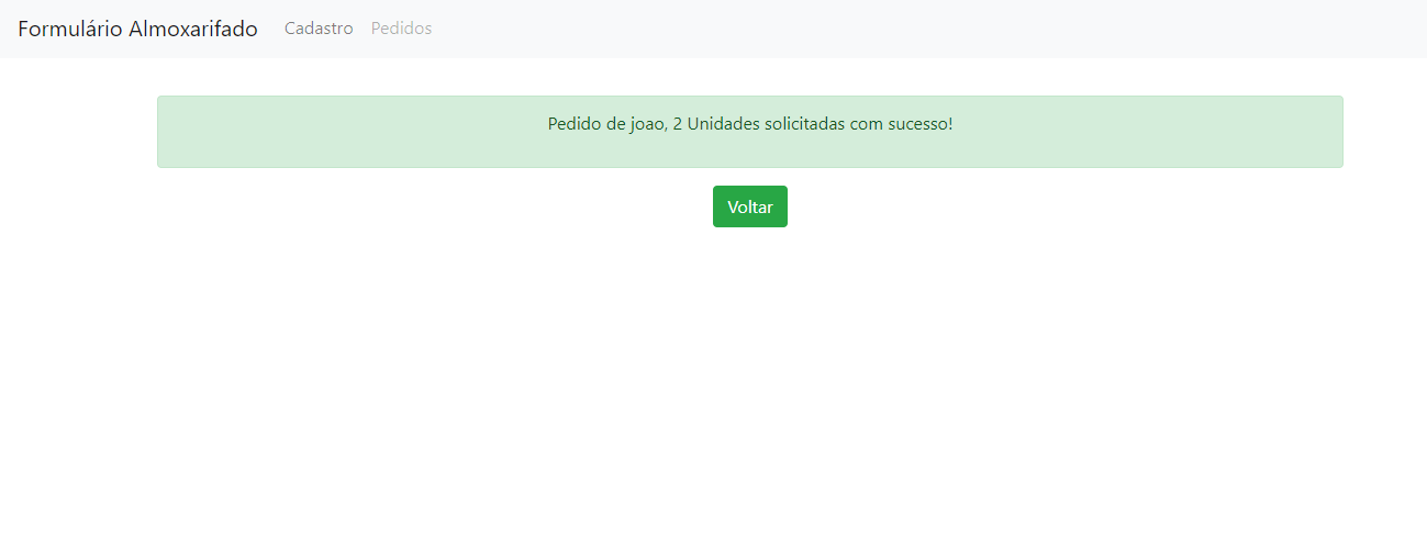 GitHub - mabi00/php-formulario-almoxarifado: Um formulário onde um funcionário solicita itens ...