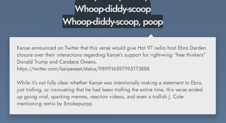 Genius Lyric Annotations don't show in Fullscreen · Issue #13 · daksh2k/Spicetify-stuff · GitHub