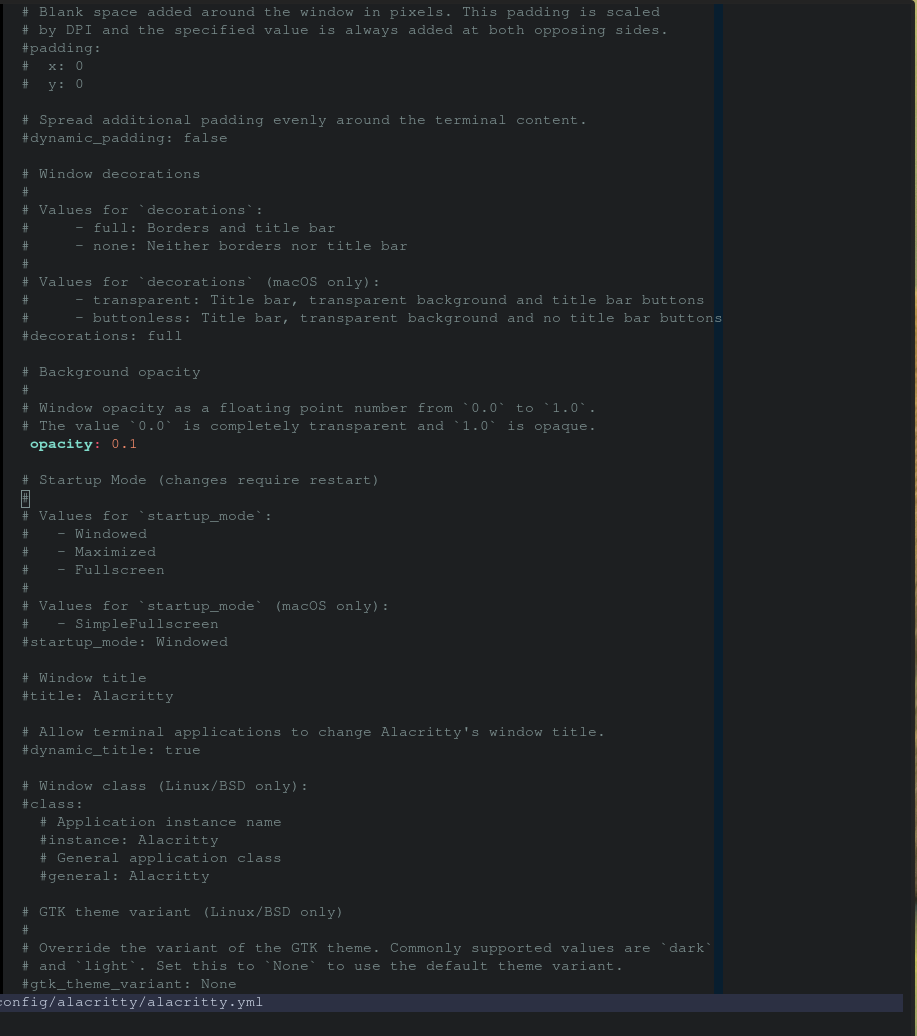 Yet Another "window.opacity" Issue · Issue #5818 · alacritty/alacritty · GitHub