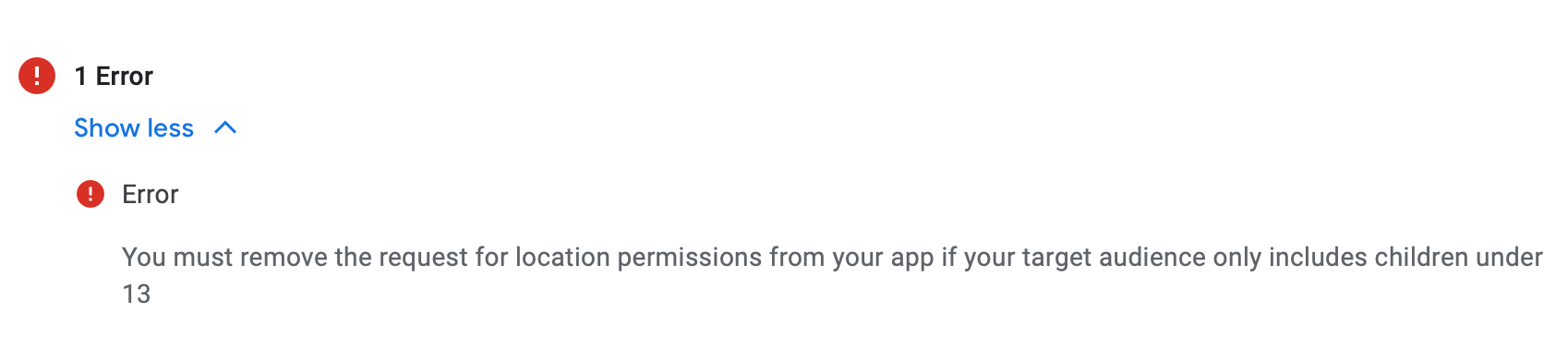 bug: Removing location from Android manifest still loads the permission in app · Issue #4038 ...