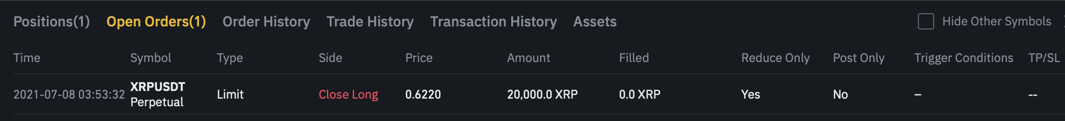 Create Market close position on Futures API · Issue #536 · sammchardy ...
