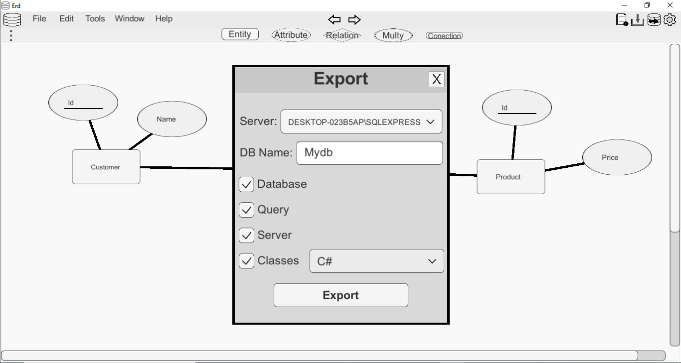 GitHub - KobyLevy512/Diagram-Wizard: Diagram wizard generate database ...