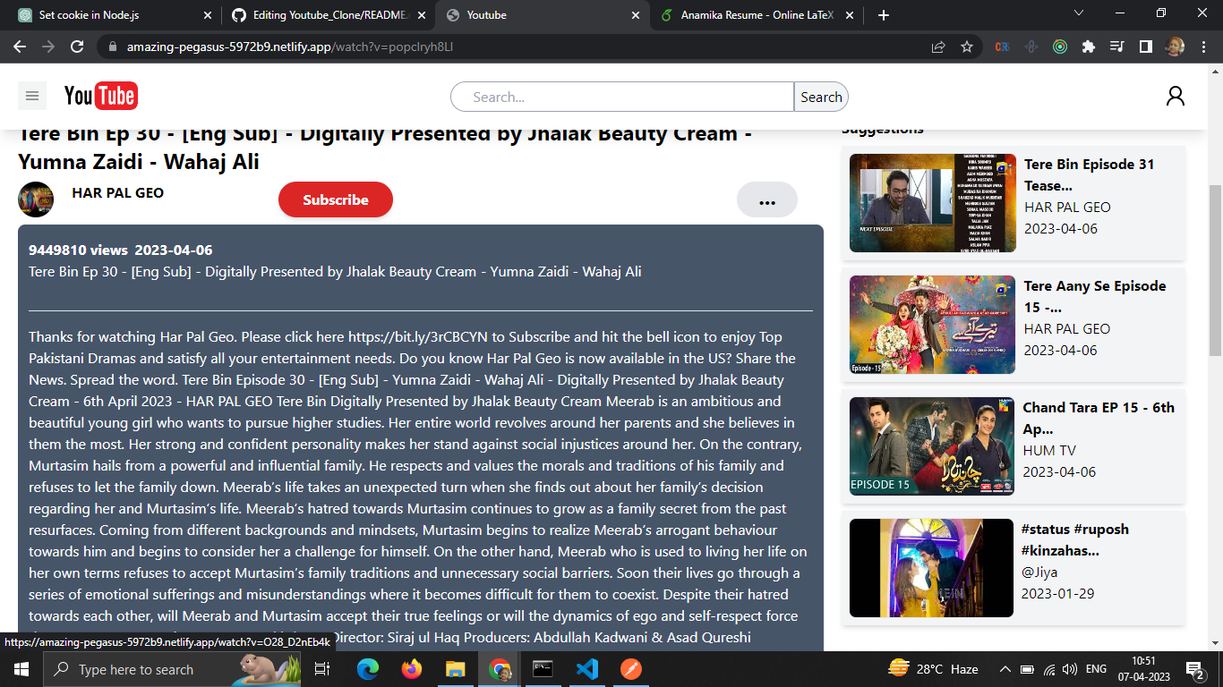 GitHub - AnamikaSaini08/Youtube_Clone