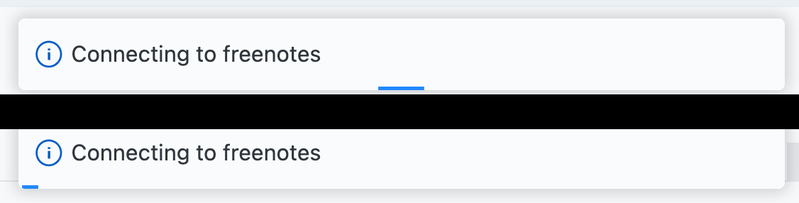 "Connecting to" Toast message never disappears when connecting to a ...