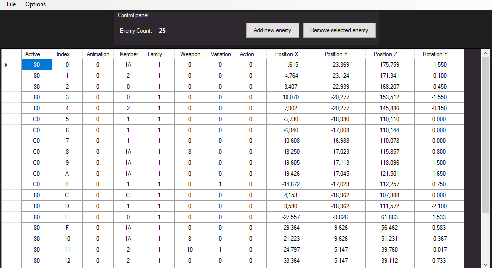 GitHub - christianmateus/GodHand_EMS_Editor: A tool for quick editing enemy entries in God Hand ...