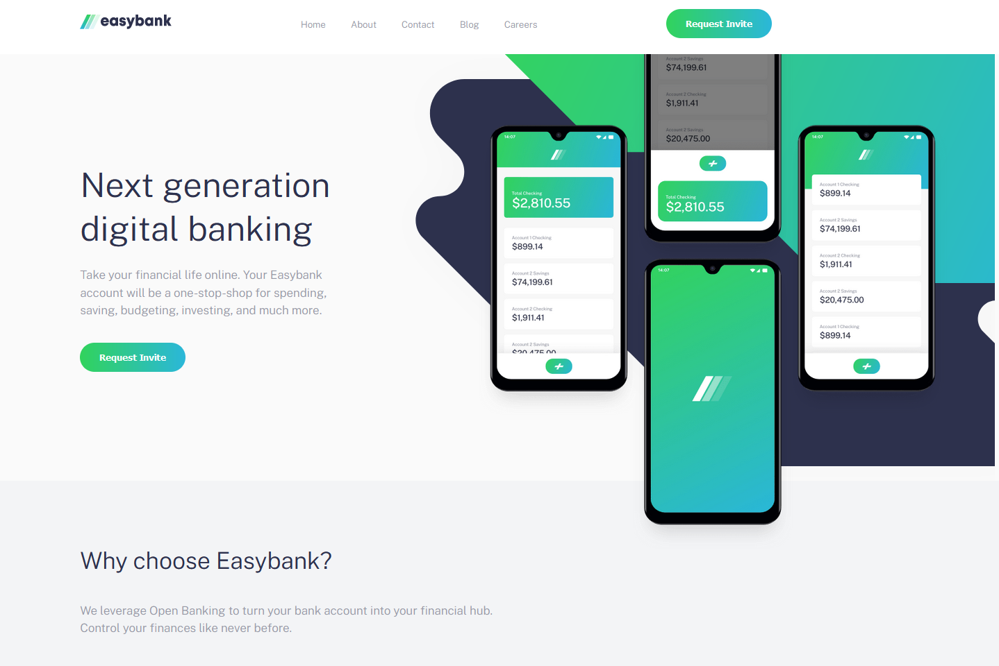 GitHub - luiznambu/easybank-landingpage