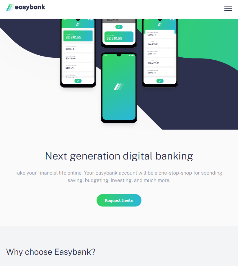 GitHub - luiznambu/easybank-landingpage