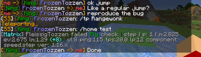 [FP] Falling onto Slime block · Issue #2210 · re-ovo/Matrix-Issues · GitHub