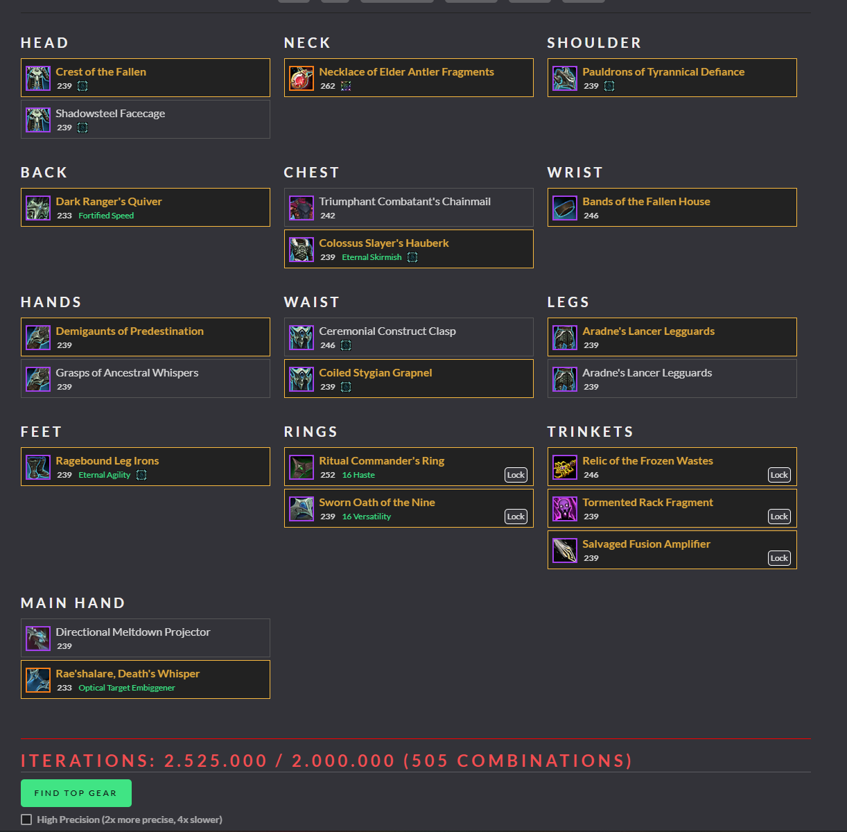 Domination shards are disabled but still counted for combination number · Issue #326 · seriallos ...