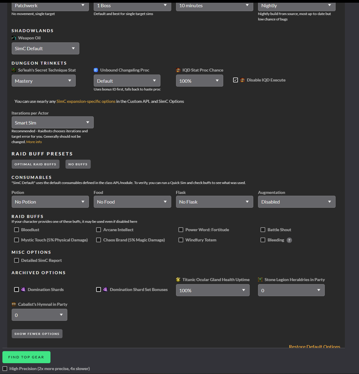 Domination shards are disabled but still counted for combination number · Issue #326 · seriallos ...