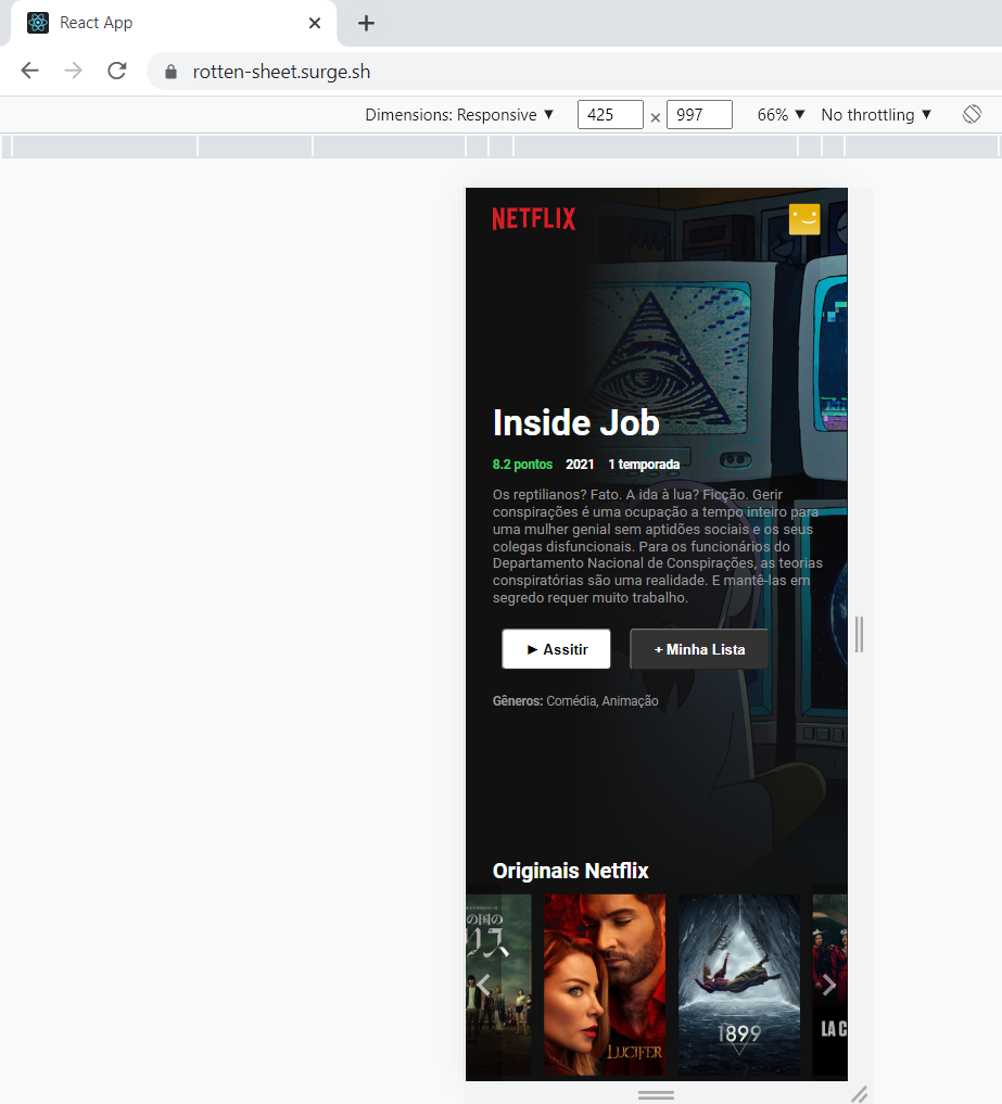 GitHub - hugoaguiar87/NetflixClone: Projeto feito em ReactJS no qual foi feito o clone da ...
