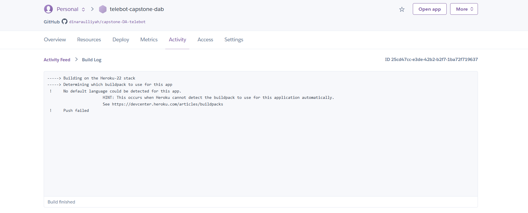 Push Failed-Telebot · teamalgoritma community · Discussion #384 · GitHub