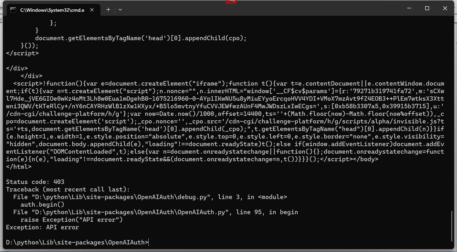 api error · Issue #8 · acheong08/OpenAIAuth · GitHub