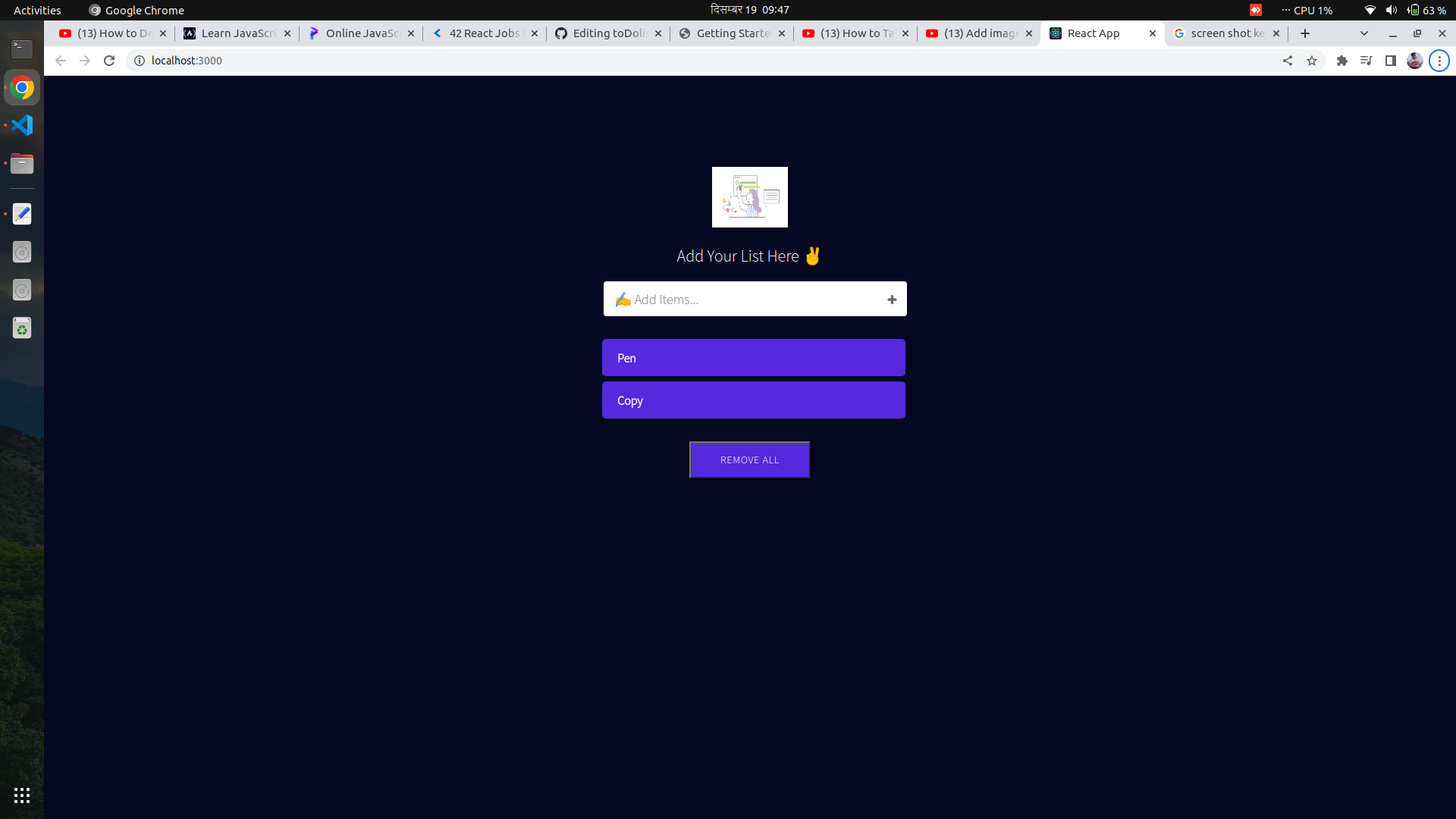 GitHub - gautamkrishna01/toDolist