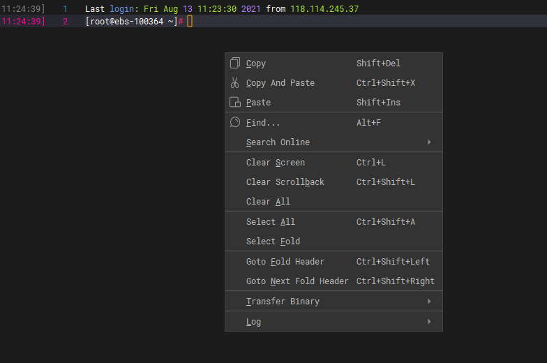WindTerm_2.1.0_Prerelease_7_Windows_Portable 右键单击实现粘贴功能依然是无效的 · Issue #156 · kingToolbox ...