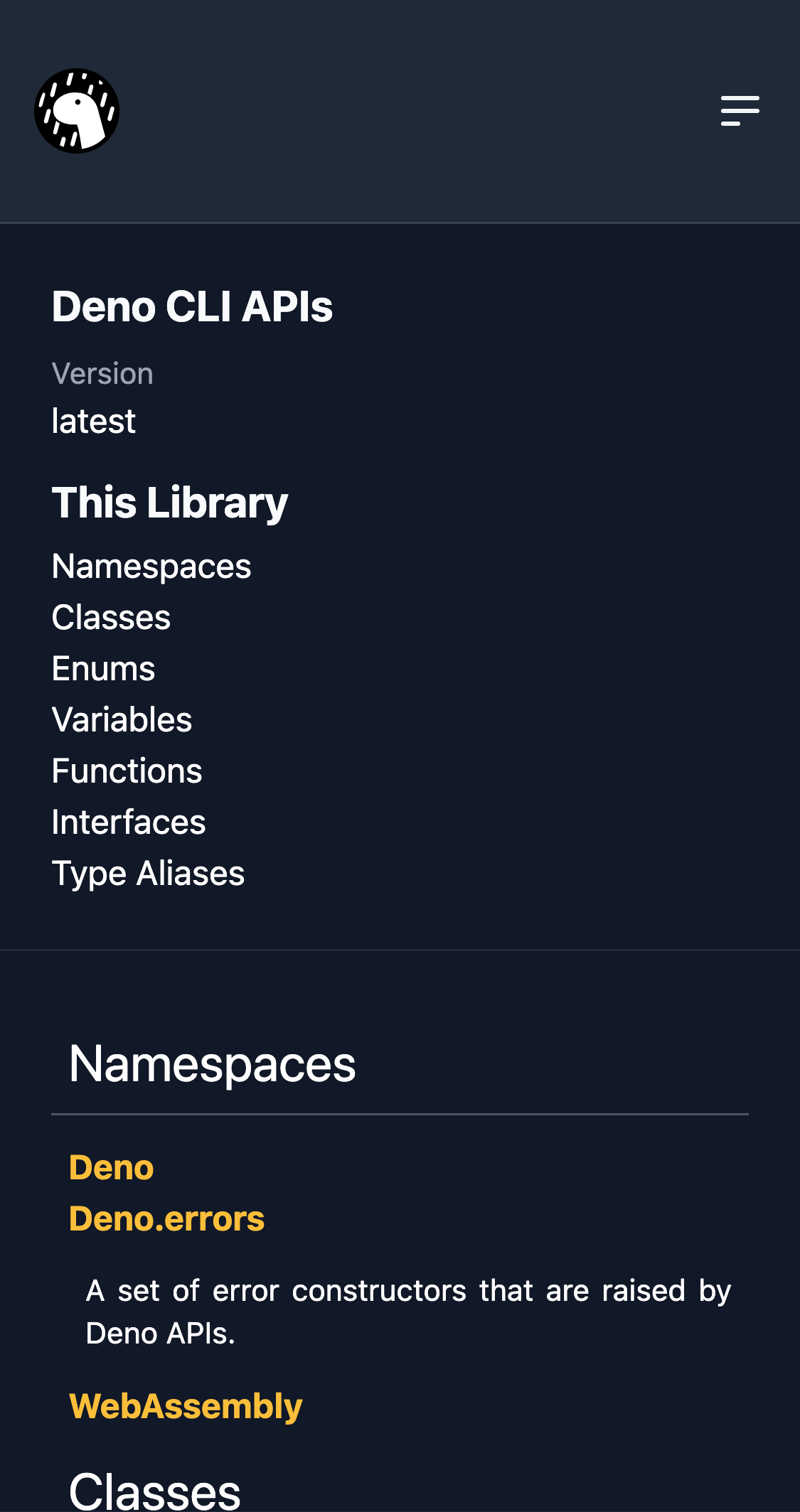 Document Ability To View Arbitrary Deno Api Version · Issue 47 · Denolanddocland · Github