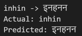 GitHub - vidiptvashist/Transliteration: Developed an Encoder Decoder ...