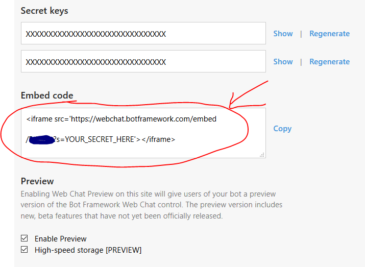 [Question] Embed Direct Line Bot within HTML page. · Issue #3099 · microsoft/botframework-sdk ...