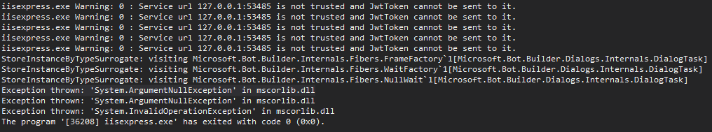 [Question] context.Forward() causes stack exception? · Issue #3155 · microsoft/botframework-sdk ...