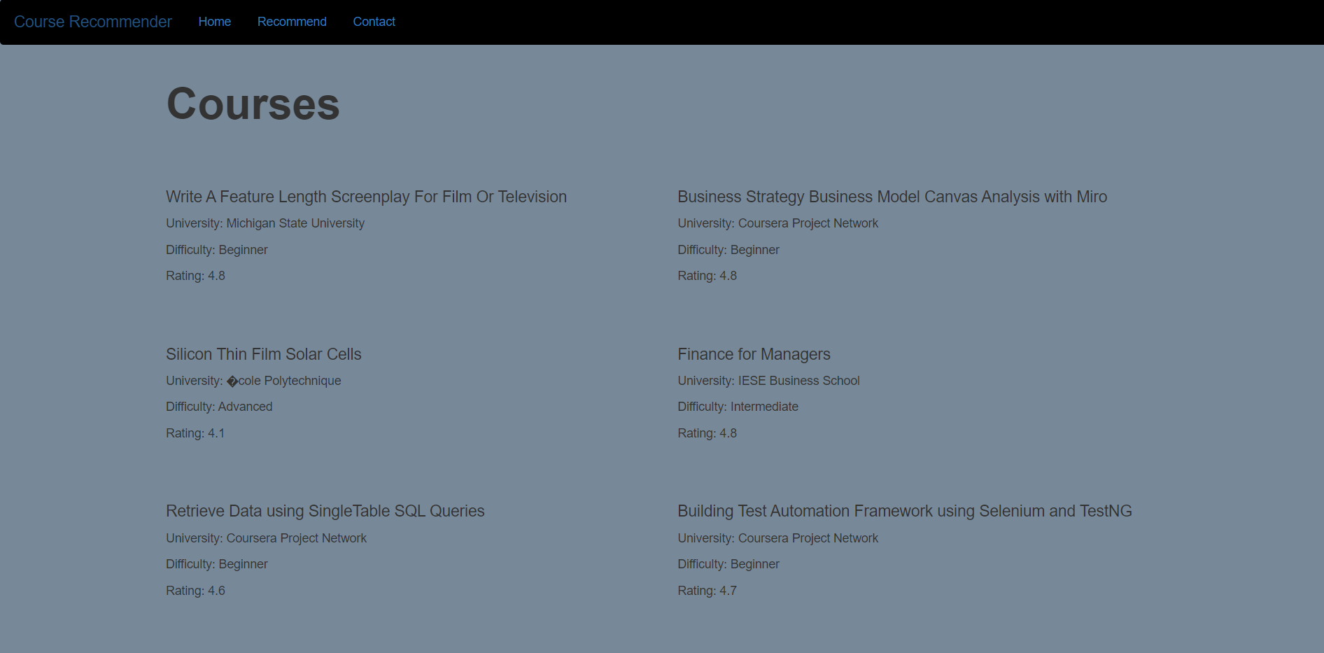 GitHub - HarshitBajeta/django_based_course_recommender_system