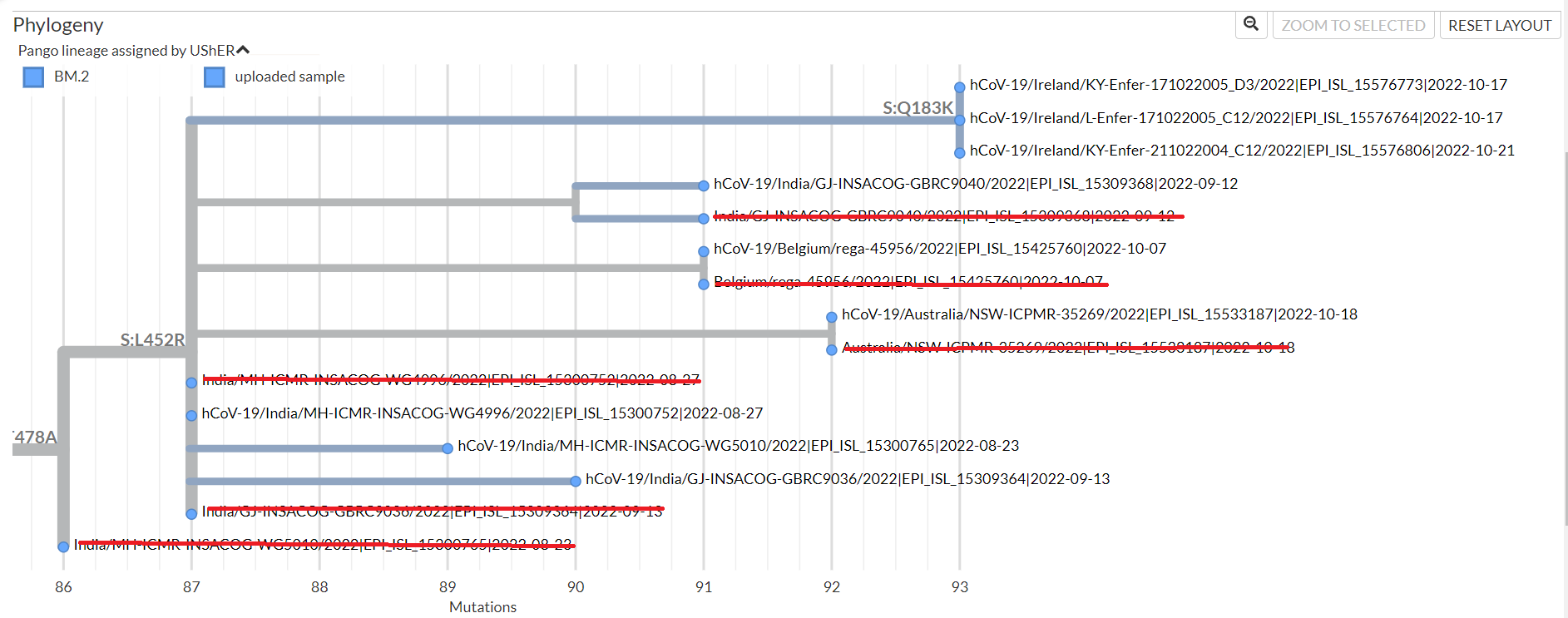 Potential BM.2 sublineage with spike T478E and L452R (9 seqs as of 2022-10-30) · Issue #1264 ...