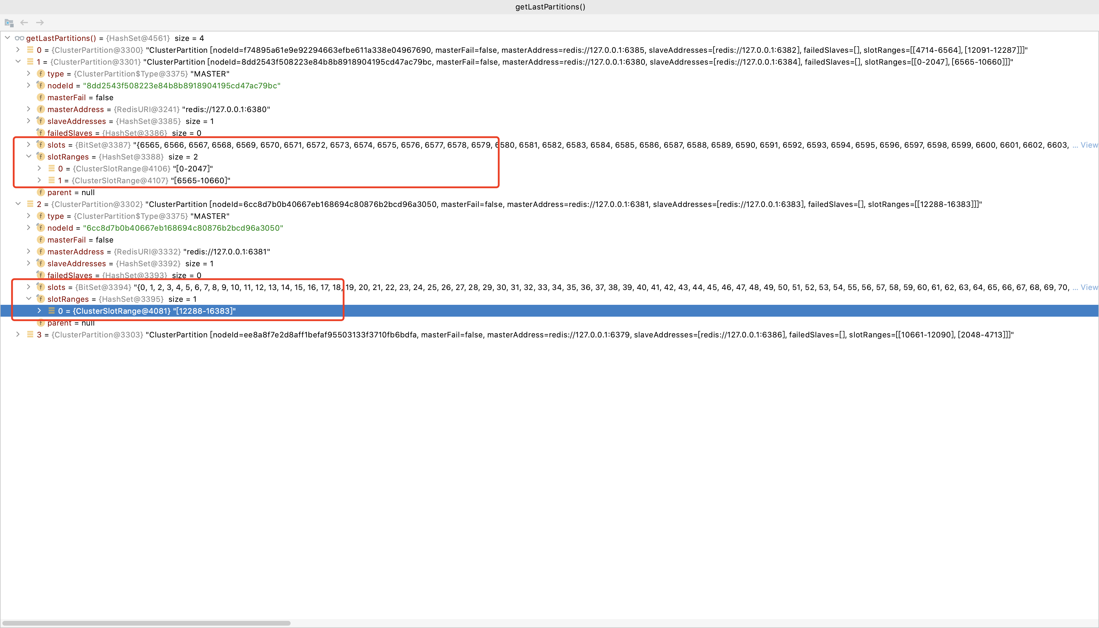 The ClusterPartition#slotRanges not update in ClusterConnectionManager#checkSlotsMigration ...