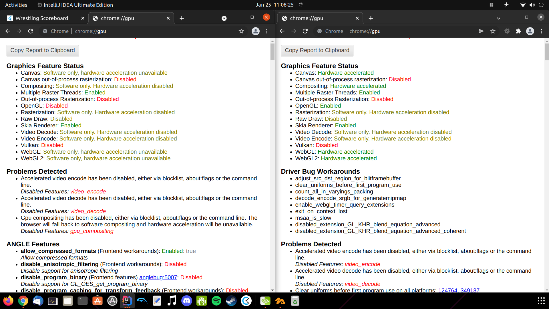 [Web][Linux][Canvaskit]: Flutter disables OpenGL / WebGL when starting via Chrome · Issue #96919 ...