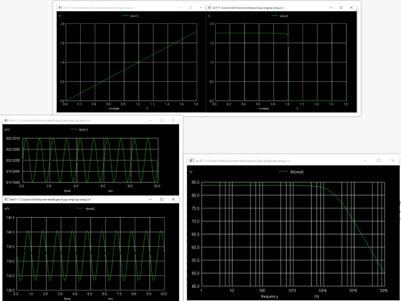 GitHub - RohiniMhatre/eSim_Circuit_Simulation: Two-stage operational amplifier design