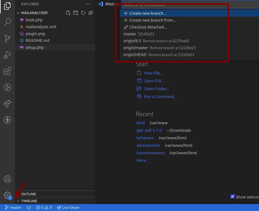 Adicionar branch 9.5 - dev · Issue #1 · verdanatech/mailanalyzer · GitHub