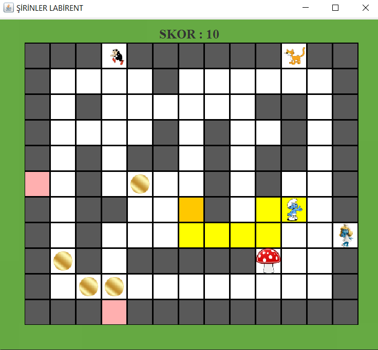 GitHub - AlperenImam0glu/Smurfs-Maze-Game